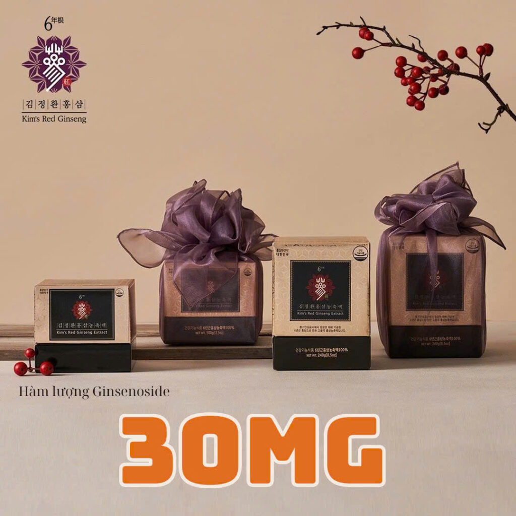 Cốt Hồng sâm nguyên chất Hàm lượng ginsenoside đạt tới 30mg ...